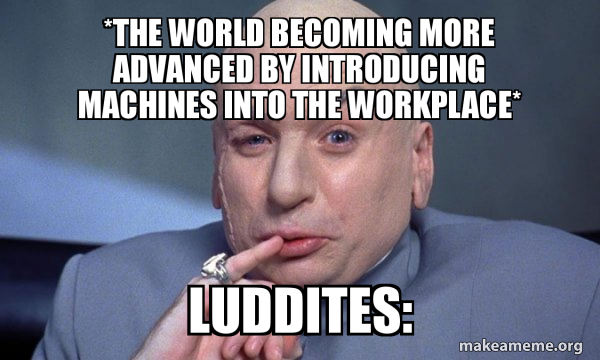 *the world becoming more advanced by introducing machines into the ...