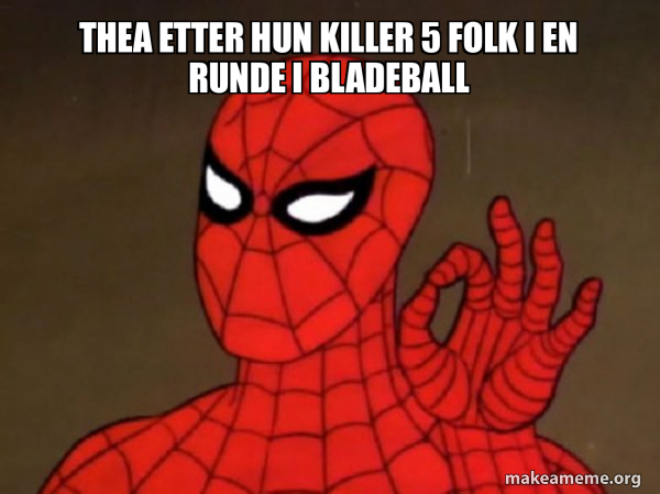 thea etter hun killer 5 folk i en runde i bladeball - Spiderman - Care ...