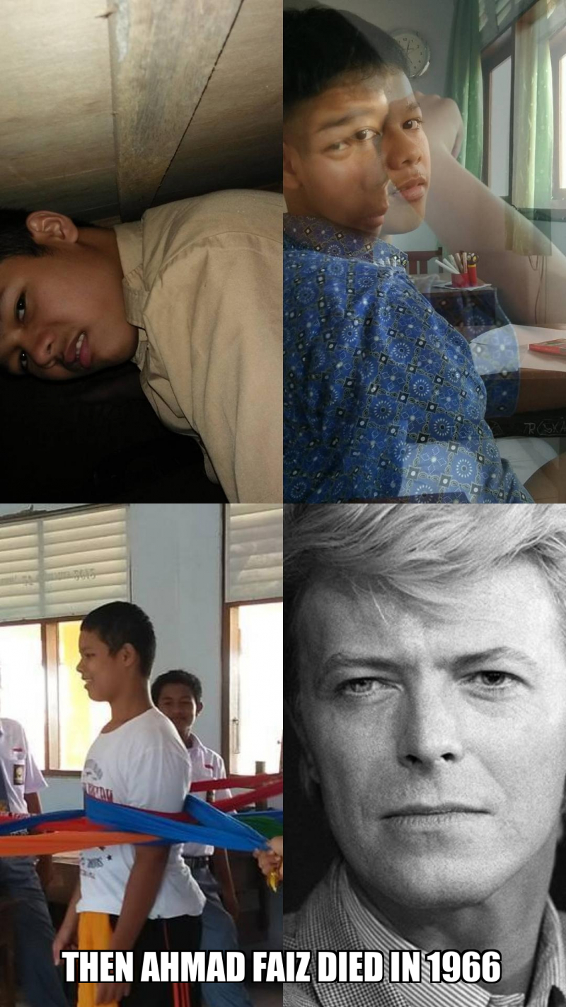 Then ahmad faiz died in 1966 Meme Generator