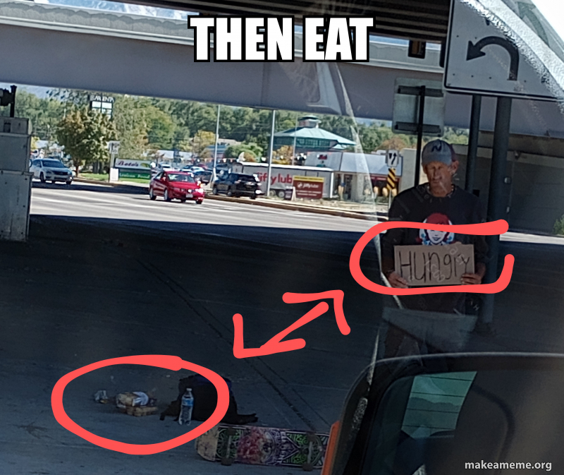 Then eat Meme Generator