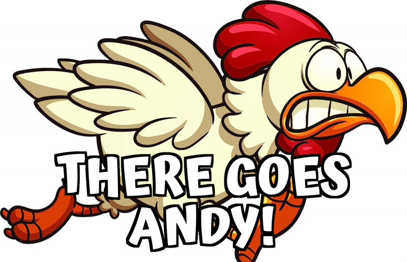 There goes andy! Meme Generator