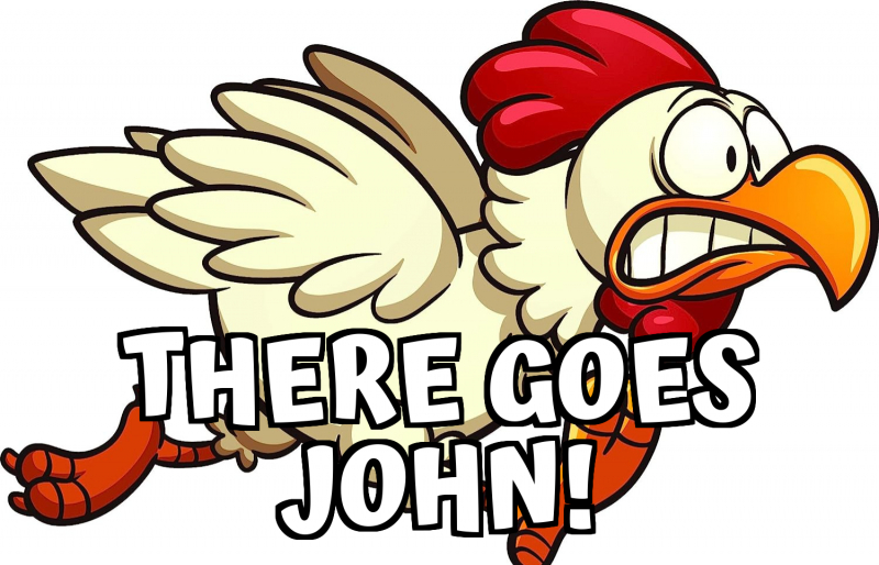 There goes john! Meme Generator