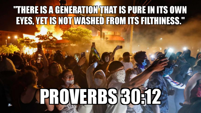 "There is a generation that is pure in its own eyes, yet is not washed ...