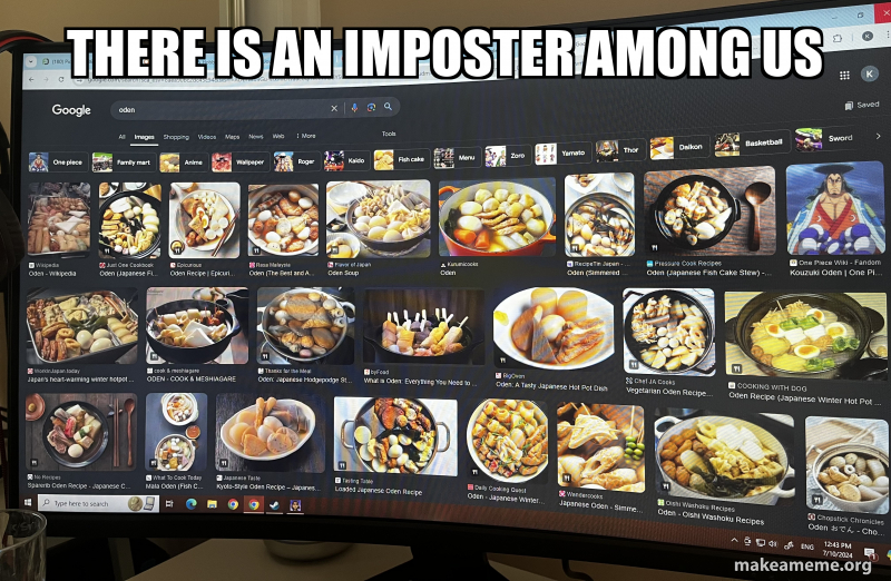 THERE IS AN IMPOSTER AMONG US Meme Generator