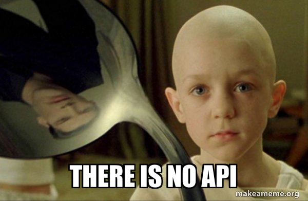There is no api - There is no Spoon Meme Generator