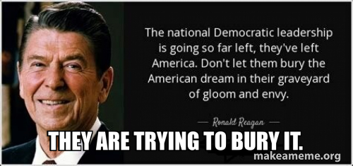 They are trying to bury it. Meme Generator