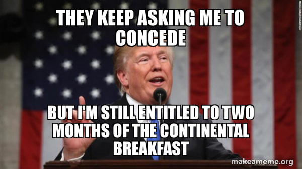 They keep asking me to concede but i'm still entitled to two months of ...