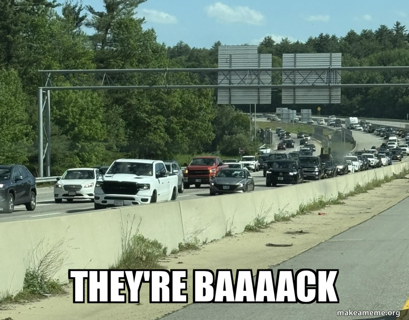 they're baaaack Meme Generator