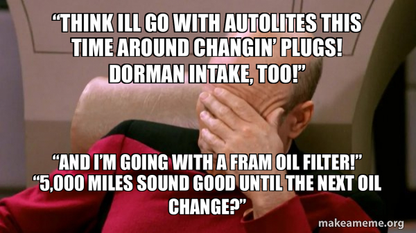 “Think ill go with autolites this time around changin’ plugs! Dorman ...