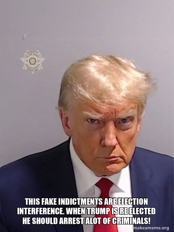 This fake indictments are election interference. When Trump is re ...
