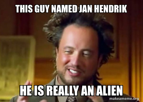 This guy named Jan Hendrik He is really an alien - Ancient Aliens ...