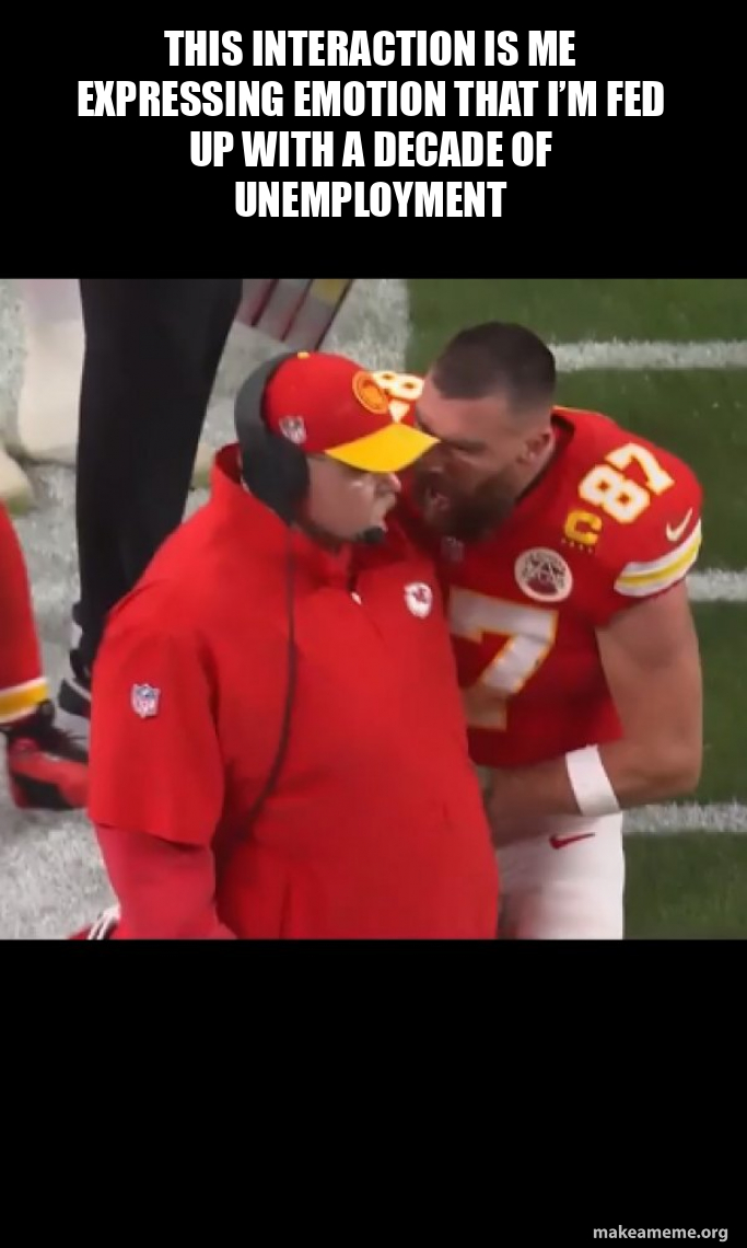 This interaction is me expressing emotion that I’m fed up with a decade ...