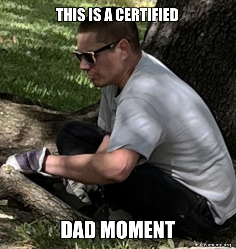 This is a certified Dad moment Meme Generator