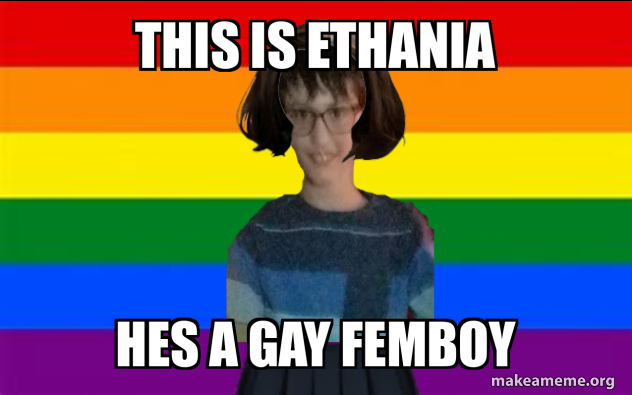 THIS IS ethania hes a gay femboy Meme Generator