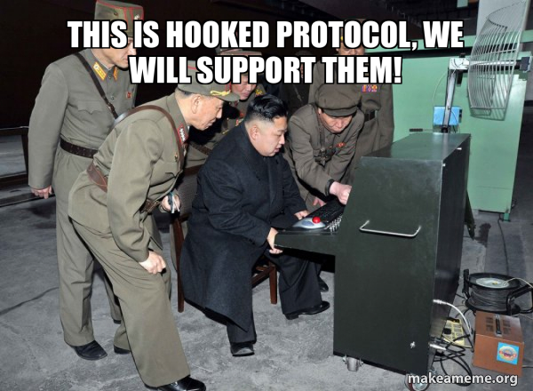 This is Hooked Protocol, We will support them! - North Korea Not Scary ...