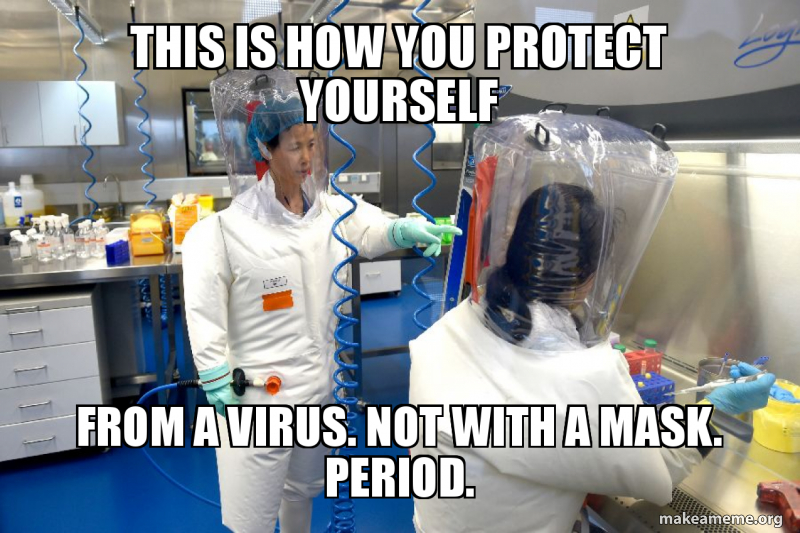 this is how you protect yourself from a virus. NOT with a mask. period ...