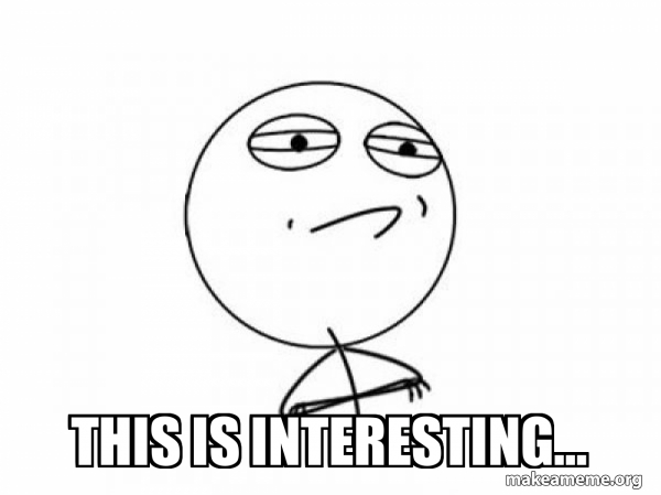 This is interesting… - Challenge Acccepted Meme Generator