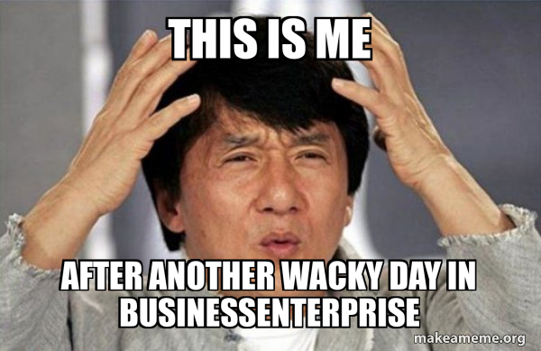 This is me after another wacky day in BusinessEnterprise - Jackie Chan ...