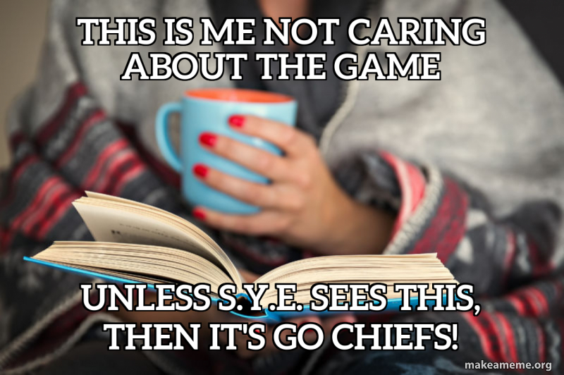 This is me not caring about the game UNLESs S.Y.e. sees this, then it's ...