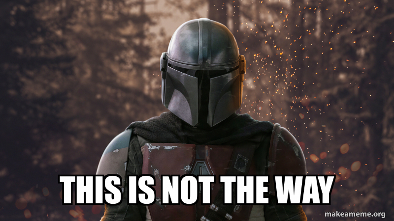 This is not the way Meme Generator