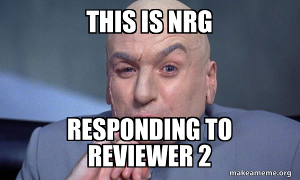 This is NRG Responding to Reviewer 2 - You Complete Me Meme Generator