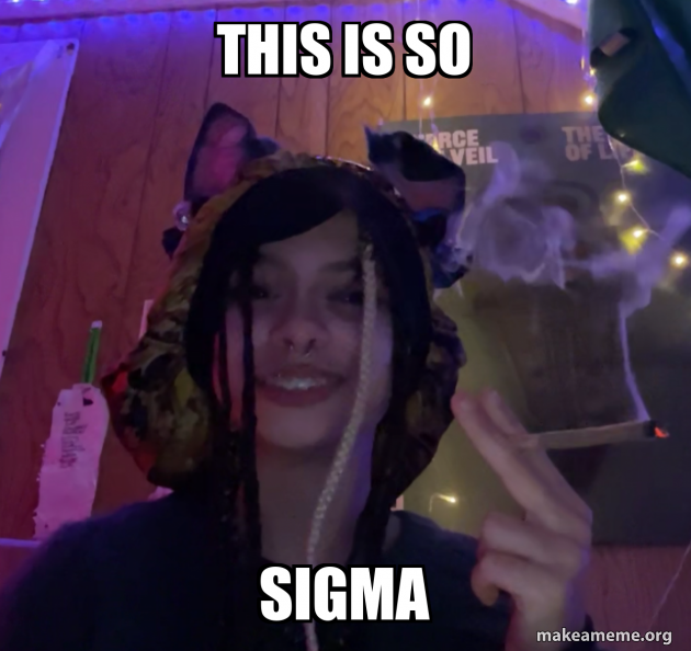 this is so sigma Meme Generator