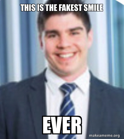 This is the fakest smile ever Meme Generator