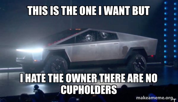 This is the one I want but I hate the owner there are no cupholders ...