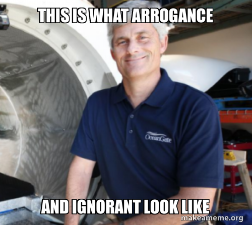 This is what arrogance And ignorant look like Meme Generator