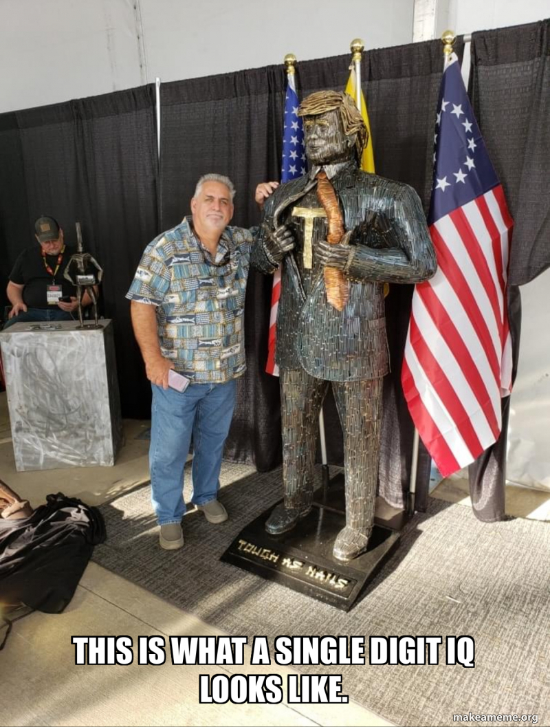 This is what a single digit IQ looks like. Meme Generator