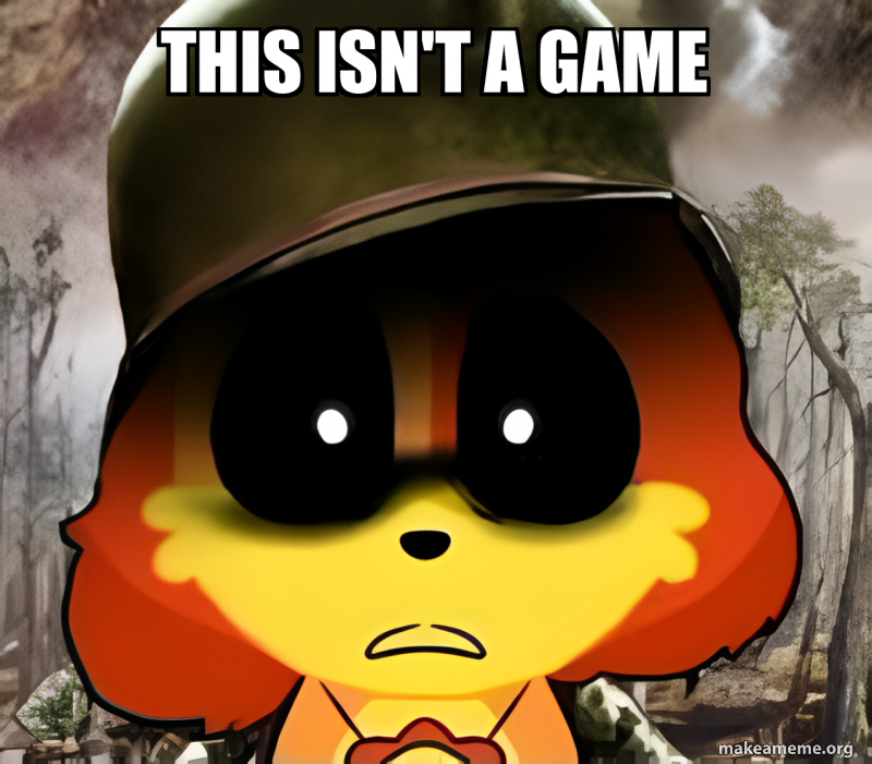 This isn't a game Meme Generator