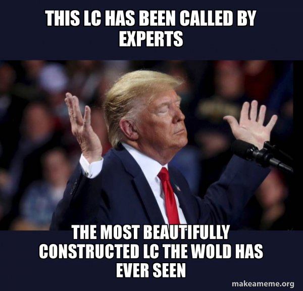 This LC has been called by experts The most beautifully constructed LC ...