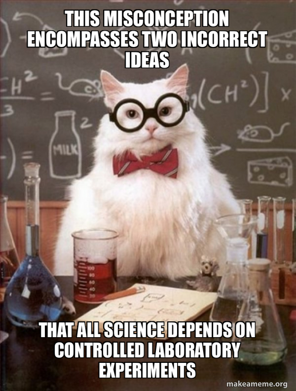 This misconception encompasses two incorrect ideas that all science ...