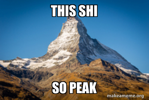 This shi So peak Meme Generator