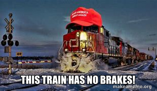 this train has no brakes! Meme Generator