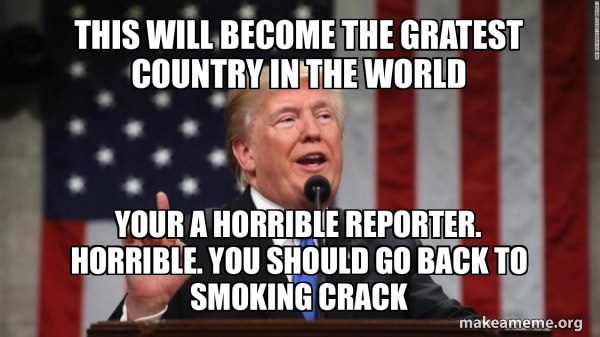 This will become the gratest country in the world Your a horrible ...