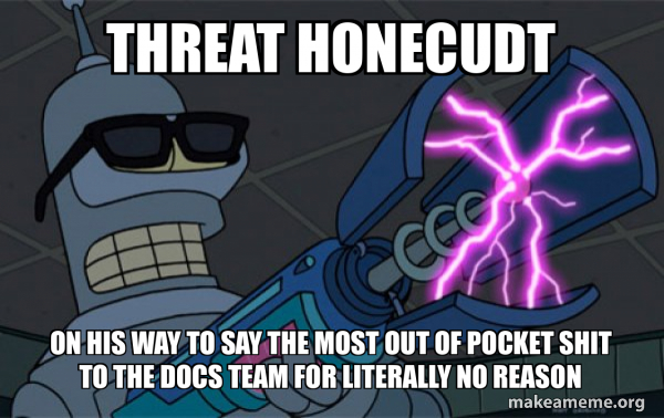threat honecudt ON HIS way to say the most out of pocket shit to the ...