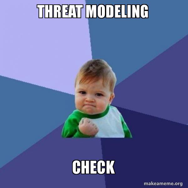 Threat Modeling Check - Success Kid Meme Generator