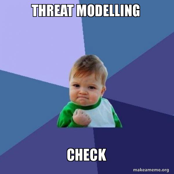 Threat Modelling Check - Success Kid Meme Generator