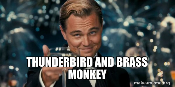 thunderbird and brass monkey - Great Gatsby Reaction - Leonardo ...