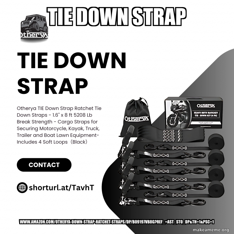 Tie Down Strap www.amazon.com/Otherya-Down-Strap-Ratchet-Straps/dp ...