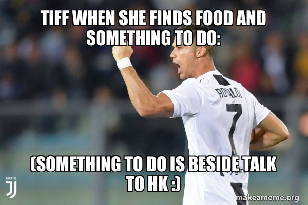 TIFF WHEN SHE FINDS FOOD AND SOMETHING TO DO: (something to do is ...