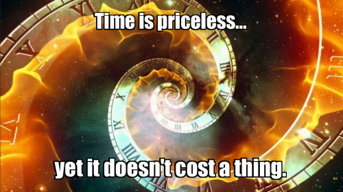 Time is priceless... yet it doesn't cost a thing. - christopher lee ...