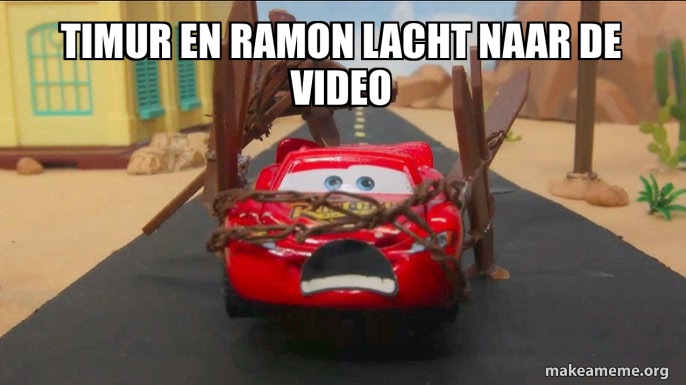 Timur en Ramon lacht naar de video Meme Generator
