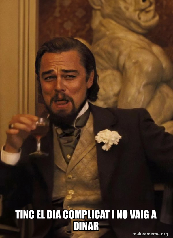 Tinc el dia complicat i no vaig a dinar - Leonardo DiCaprio Laughing ...