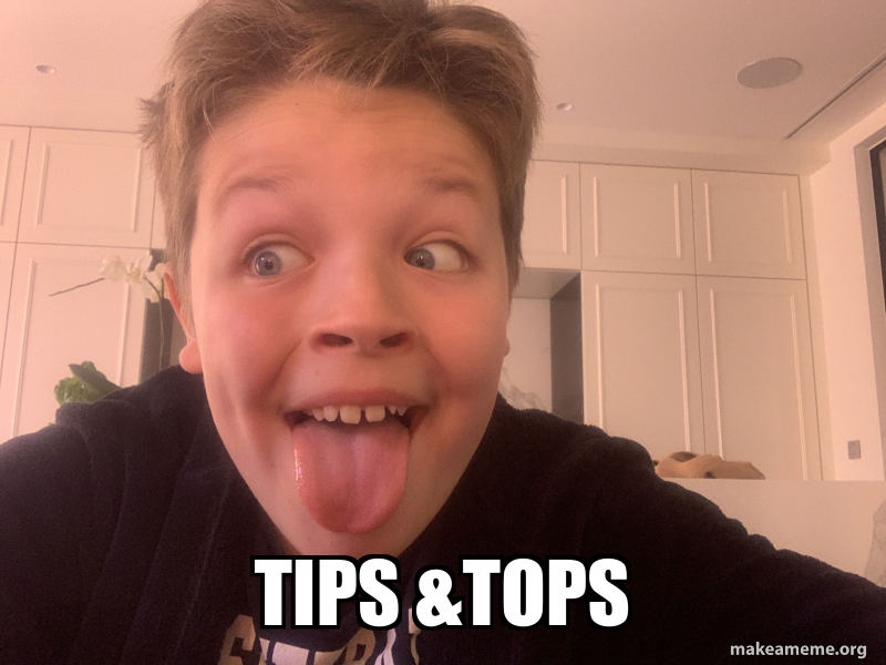 TIPS &TOPS Meme Generator