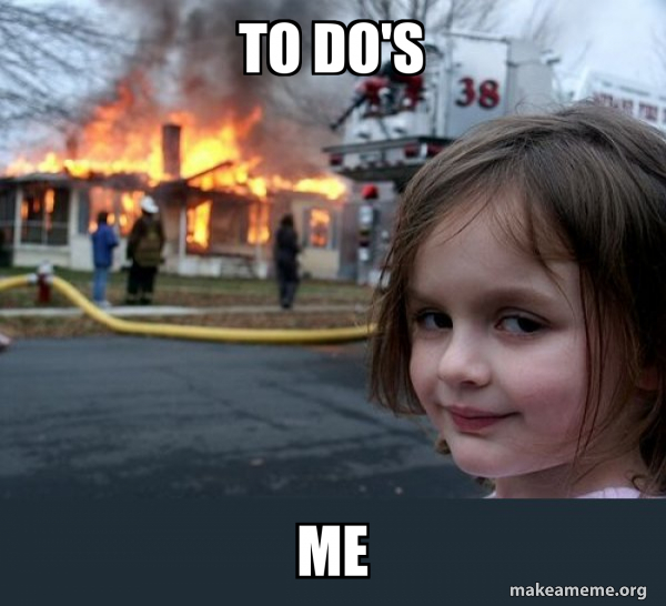 To Do's Me - Disaster Girl Meme Generator