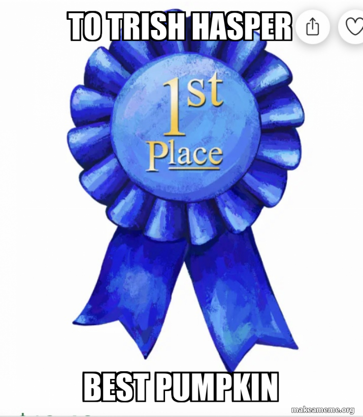 To Trish Hasper Best PumpKin Meme Generator
