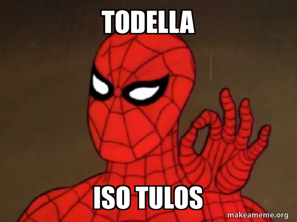 todella iso tulos - Spiderman - Care factor Zero Meme Generator