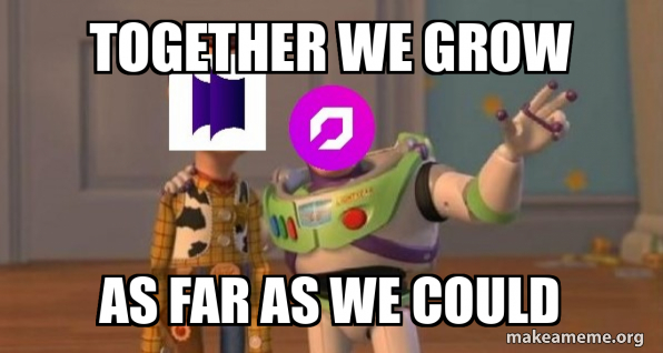 Together we grow as far as we could Meme Generator